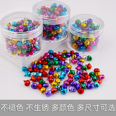 热卖diyY手工材料圣诞彩色小铃铛宠物铃铛万圣节装饰配件现货