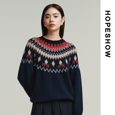 HOPESHOW红袖 毛衫89125410112