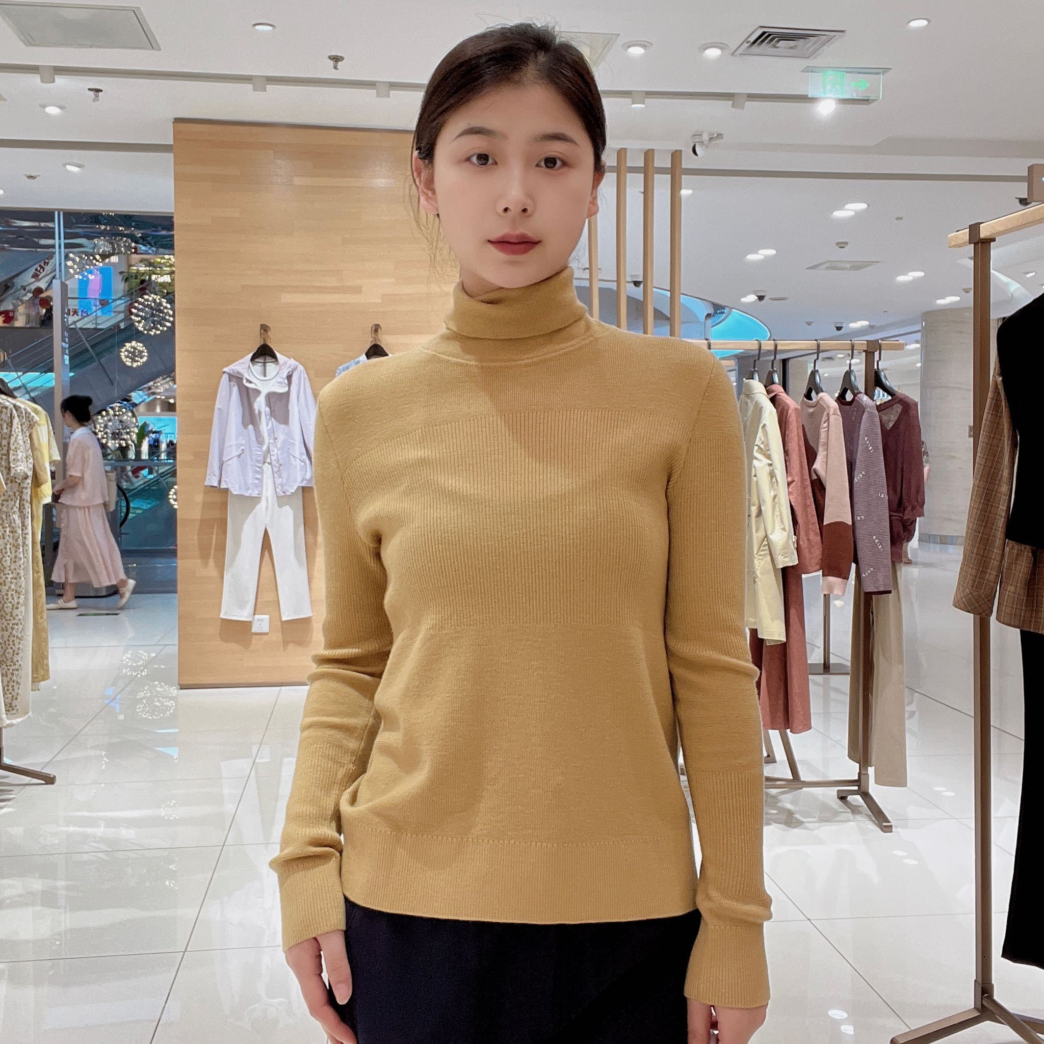 FEIZI菲姿女士时尚简约针织衫FZ843