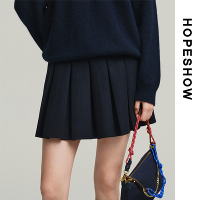 HOPESHOW红袖半身裙89125411504A