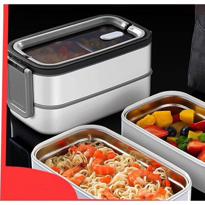 Lunch Box Bento Box Microwae ating Contain Food Storage1