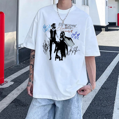 CLFC Fleetwood Mac Rumours signature专辑签名英摇滚宽松短袖T