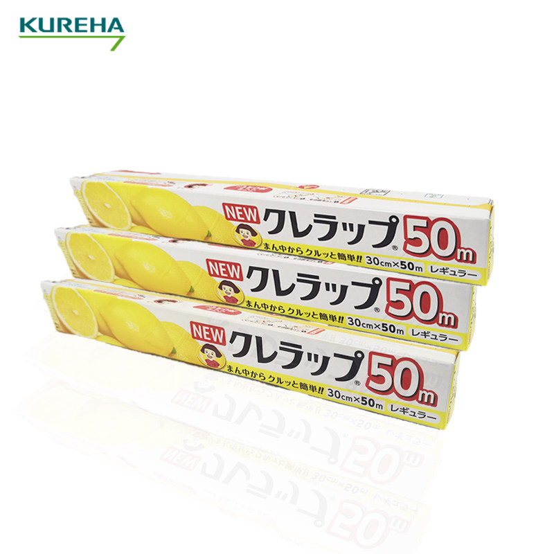 日本吴羽保鲜膜NEWKrewrap原装进口PVDC耐高温KUREHA 30cm*50m