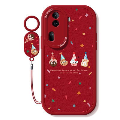 适用opporeno15波点甜甜圈手机壳