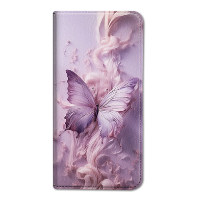 翻盖仿皮国画钱包式支架