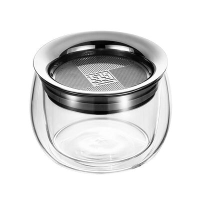 2026 懒人泡茶神器 新款双层茶壶玻璃防烫防烫手工独饮一人茶具