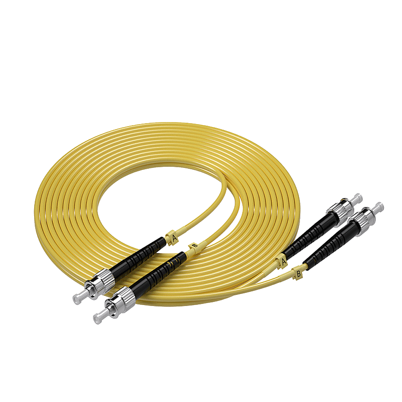 晋航 电信级ST-ST单模双芯光纤跳线大圆头光纤线尾纤sc-st跳纤单模千兆万兆单芯3/5/10/20/50m米尾纤光缆跳线