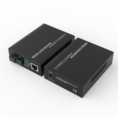 晋航 百兆光纤收发器HTB-3100AB百兆单模单纤收发器光收发光电转换器一对