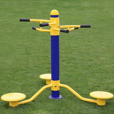 室外健身器材户外小区公园社区广场体育运动三位扭腰器三人转腰器