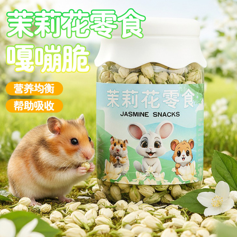 冠之亚茉莉花零食仓鼠小宠物营养均衡嘎嘣脆帮助吸收鼠类零食