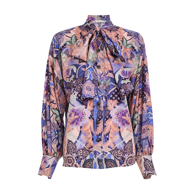 【国现】ZIMMERMANN2026早秋正品代购CELESTIAL紫水晶花天仙衬衫