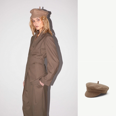 【折】乌克兰设计师Ruslan Baginskiy2J冬棕色系报童帽英伦复古