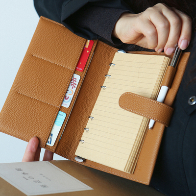 真皮手账本头层牛皮笔记本中号