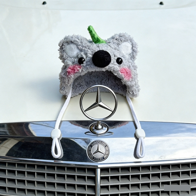【去霉运】奔驰立标帽子柚子叶前标车标迷你装饰品摆件立标装饰品