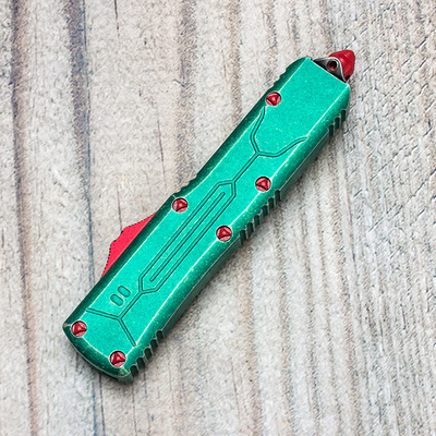 定制战损版微技术赏金UTX85石洗做旧T6航空铝刀鞘户外露营装备EDC