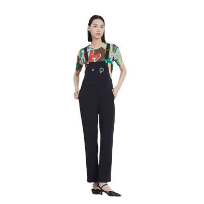 谜底时尚背带裤女2023夏