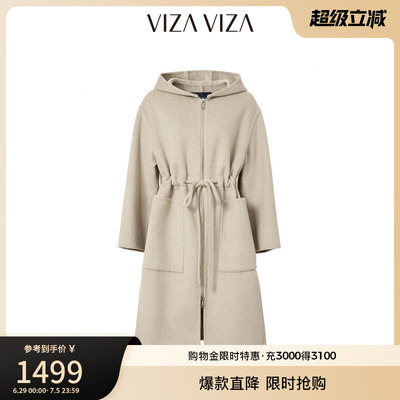 VIZAVIZA商务通勤毛呢大衣