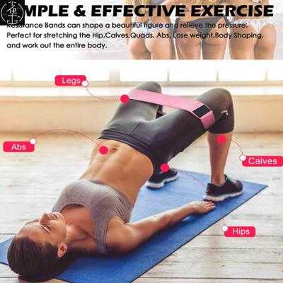Hip Yoga Resistance bands Fitness band Exercise equipment 20