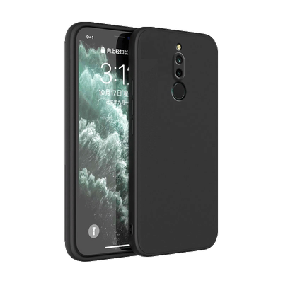 适用小米红米8手机壳redmi8新款纯色磨砂硅胶6.22英寸手机套全包防摔男女款red米保护潮外壳八送钢化膜网红