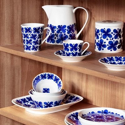 瑞典Rorstrand陶瓷家用蓝蝴蝶