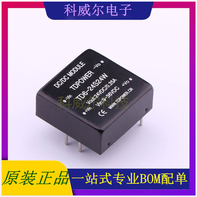 TD6-24S24W 封装DIPmm TDPOWER 电源模块 全新原装