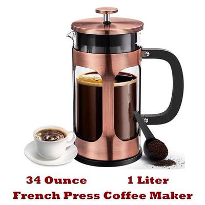 French Press Coffee Maker Pot Cold Brew Cafetera Teapot