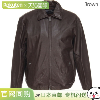 日本直邮Avirex 山羊皮 Vege Swing Top 皮夹克男士7835950014外