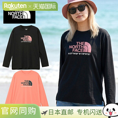 日本直邮THE NORTH FACE Water Smooth Tee 女士长袖T恤 NTW12647
