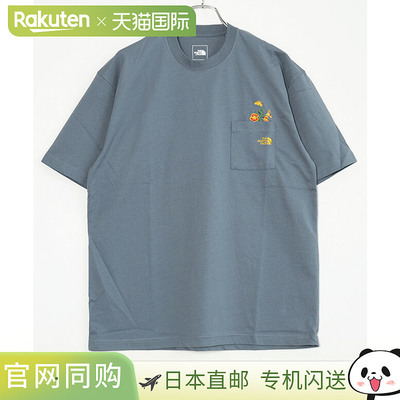 日本直邮THE NORTH FACE 短袖速干花卉标志T恤（男士）[NT32638]