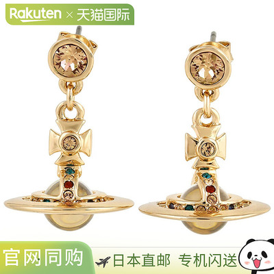 日本直邮Vivienne Westwood Petit Orb西太后耳环62020032-R001