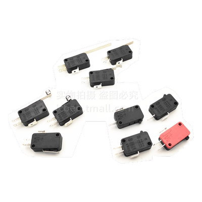 大微动行程触点开关两脚滑轮长短柄V-1512356-1C25 KW9常闭大功率