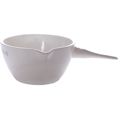 实验室陶瓷带柄蒸发皿 柄皿30 50 70 100 125 150 200 250 300ml实验耗材