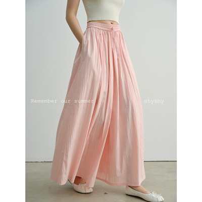 shyshy松紧大裙摆天丝棉柔软裙裤