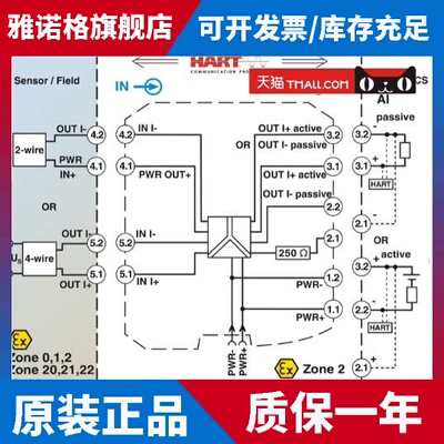 2865340 MACX MCR-EX-SL-RPSSI-I 菲尼克斯隔离放大器原装全新现