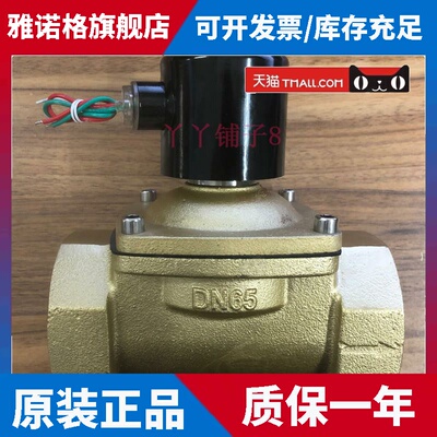 汽车淋水电磁阀大口径2.5寸3寸4寸铸铁螺纹超连结DNDN65 DN80 DN1