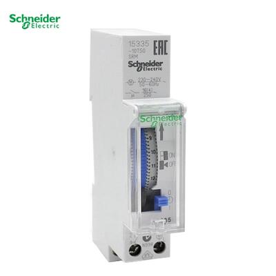 施耐德 15335 机械式定时开关 IH24小时制 220V定时器 时间控制器