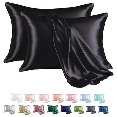 Silk Pillowcase Pillow Cover Silky Satin Hair Beauty Pillow1