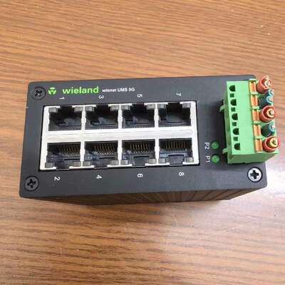 议价wieland 威琅 wienet UMS 8G 工业交换机
