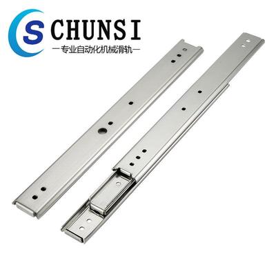 高承重带加强版替换IDB工业型滑轨重载型系列三节式钢制滑轨