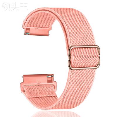 适用Fitbit Versa2/Lite/Versa SE弹力表带尼龙表带可调节手腕带