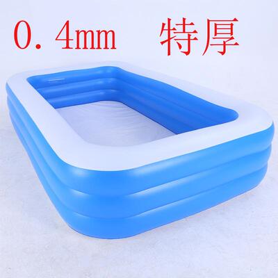 0.4mm充气游泳池 40丝水池加厚3.05米10foot120x72x22inch