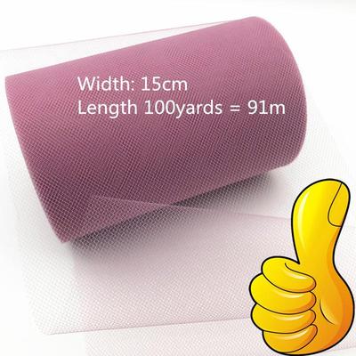 Tulle Roll Spool Fabrics 100 Yards 15cm Organza Roll Tulle F
