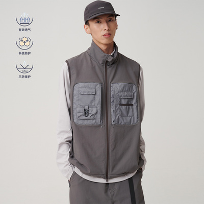 BUTTBILL BETA 24SS 防泼水重磅胸前隐藏大口口袋户外马甲宽松