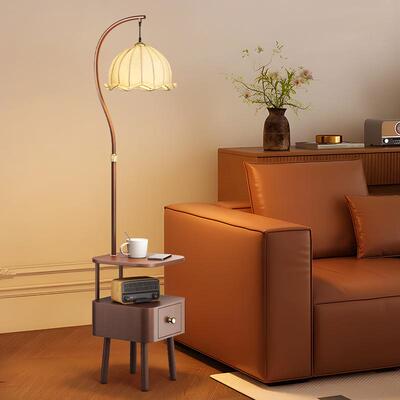 CASAGD中古风复古护全光谱眼落地灯卧室床头客厅沙发旁氛围装饰灯