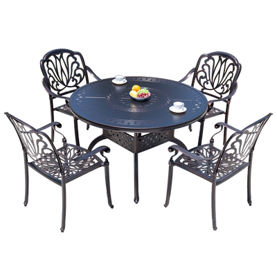 户外桌椅庭院别墅铸铝桌椅