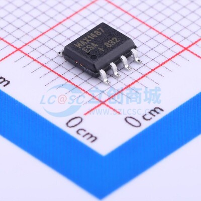 RS-485/RS-422芯片 MAX1487ESA+T SOIC-8 MAXIM(美信) 电子元器件