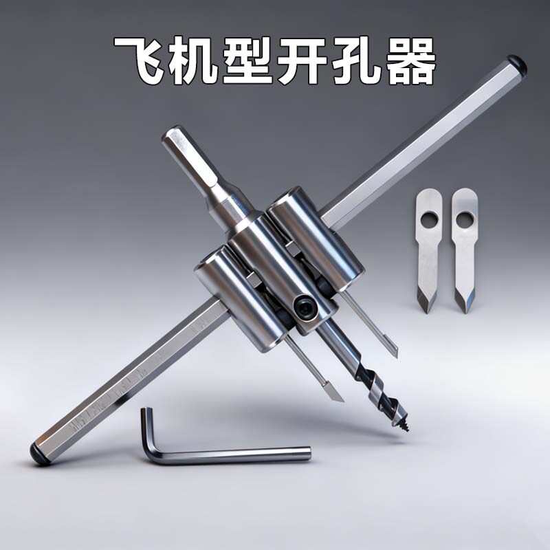 DIY可调飞机型开孔器 音响扩孔器木工塑料射灯开孔集成吊顶开孔器