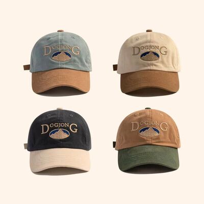 Letter Embroidery Children Baseball Hat Fashion Kids Duck To