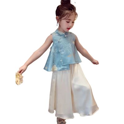 Thin Comfortable Summer Girl Sets Ethnic Style Chinese Style