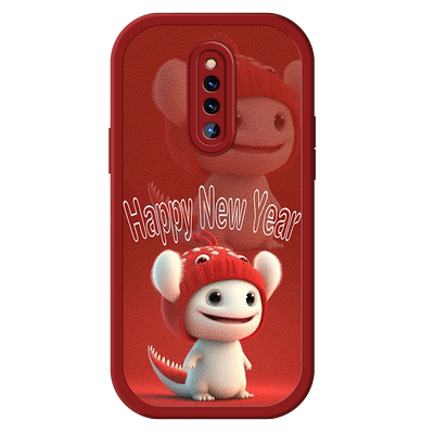 适用于vivox27pro手机壳v1836t新款液态硅胶皮纹软壳x27por全包防摔vicox27pr0卡通v1836a男女高级龙年生肖潮